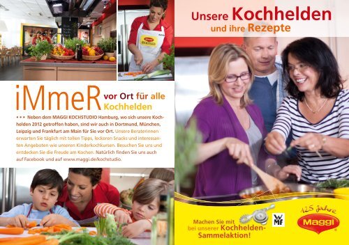 Unsere Kochhelden und ihre Rezepte - Maggi Kochstudio