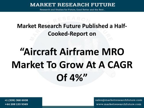 Aircraft Airframe MRO Market
