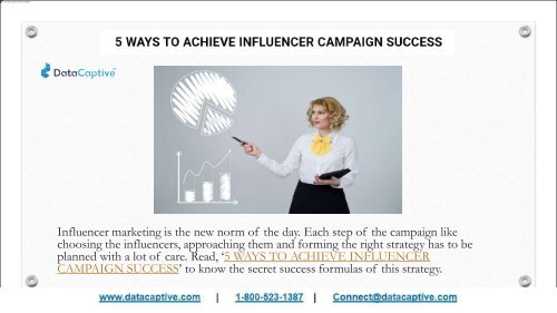 5 WAYS TO ACHIEVE INFLUENCER CAMPAIGN SUCCESS