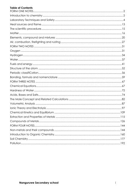 Chemistry full notes