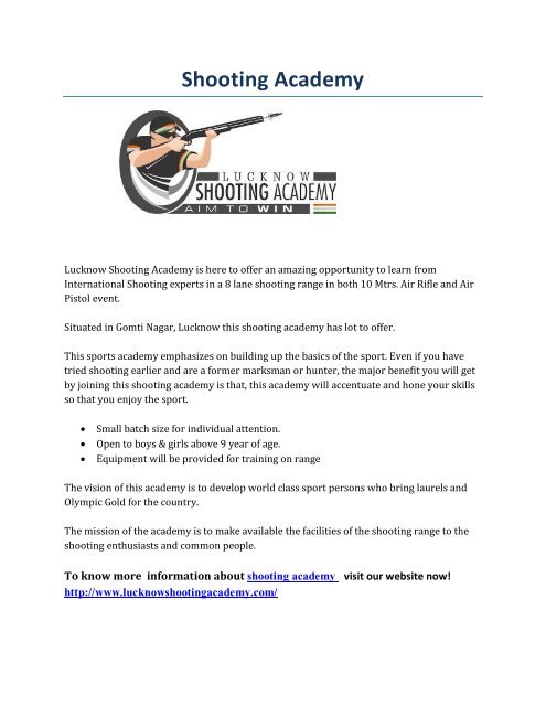 Shooting Academy