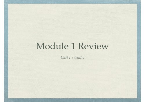 180930-Grade 8 Module 1 Review