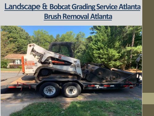 Bobcat Service Atlanta