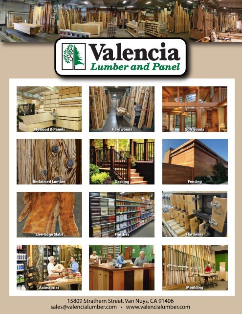 Valencia Lumber and Panel Product Catalog