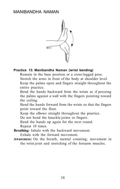 MANIBANDHA NAMAN Practice