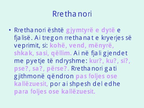 Rrethanori • Rrethanori