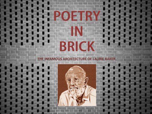 POETRY IN BRICK
