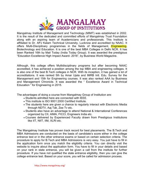 Mangalmay Institute of Management and Technology-converted