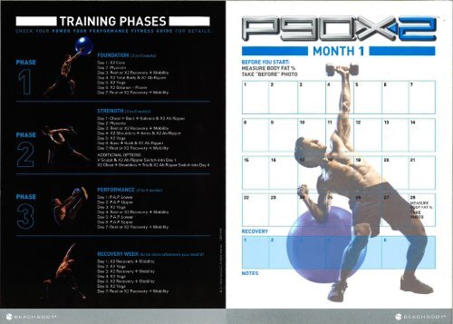 P90x2 Workout Schedule Pdf