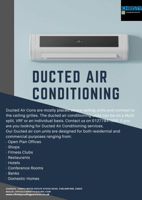 Ducted Air Conditioning