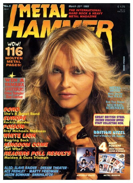 Metal Hammer MARCH 89