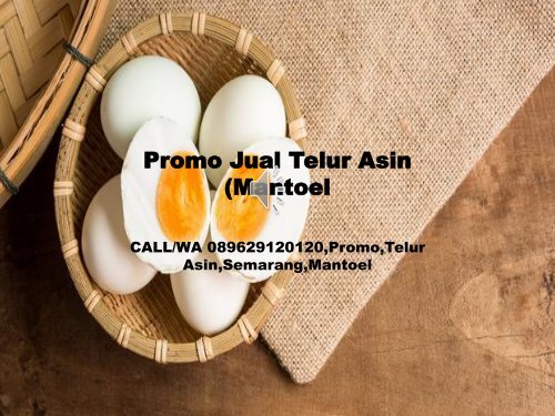 Brosur Telur Asin PDF