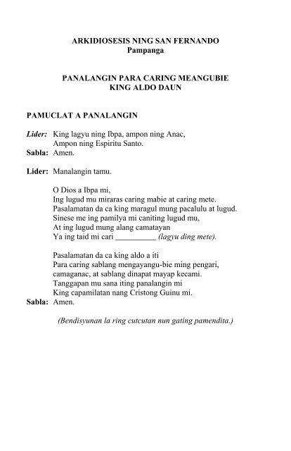 Panalangin Nov1 pdf