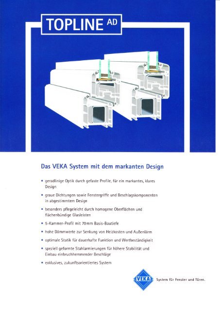 VEKA TOPLINE 70 AD - MARTIN-BAUTECHNIK