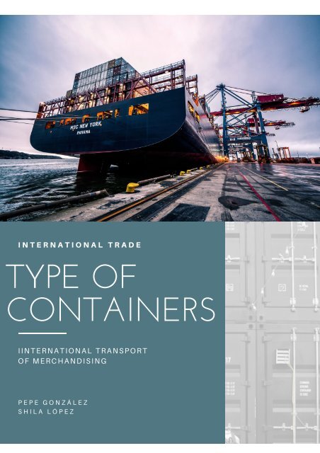 TYPES OF CONTAINERS