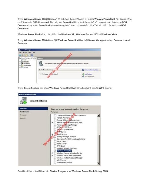 Part 37 – Upgrade Server 2008 – Windows PowerShell.docx