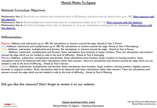 Mental-Maths-Tri-Jigsaw