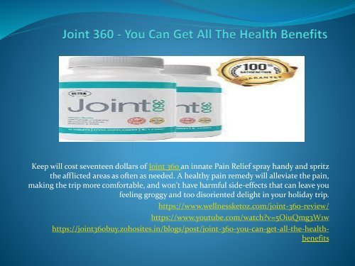 Joint 360 - May Help Decrease Symptoms Of Psychosis Disorders