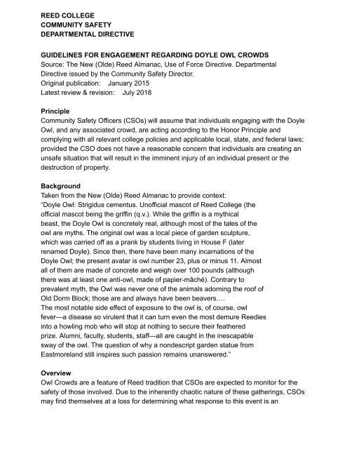 DOYLE-OWL-ENGAGEMENT