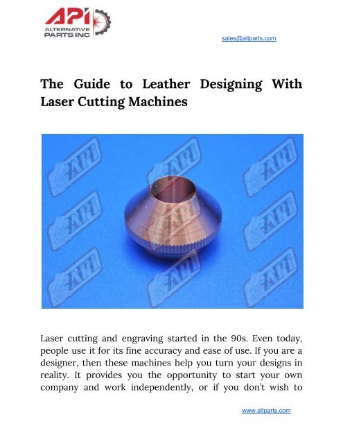 The Guide to Leather Designing With Laser Cutting Machines