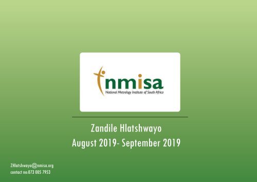 nmisa portfolio
