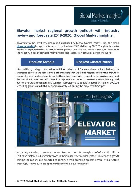 Elevator Market PDF