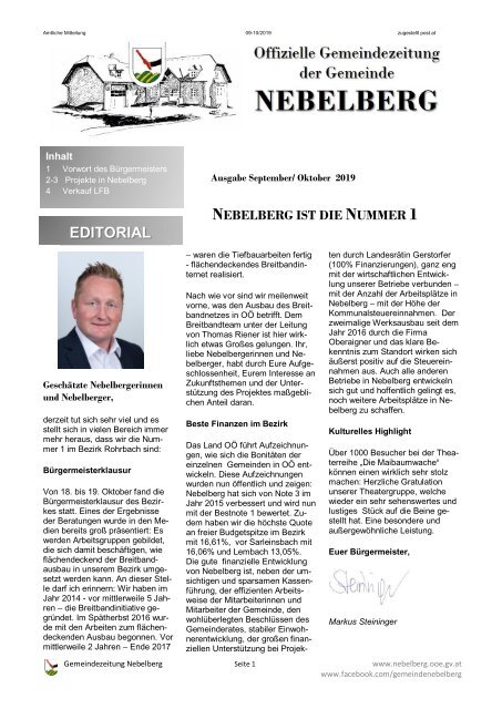 Gemeindezeitung 2019