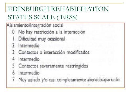 EDINBURGH REHABILITATION