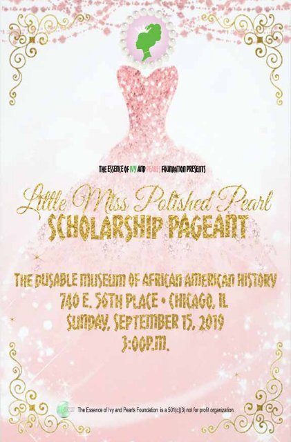 2019 Little Miss Polished Pearl Ad Book