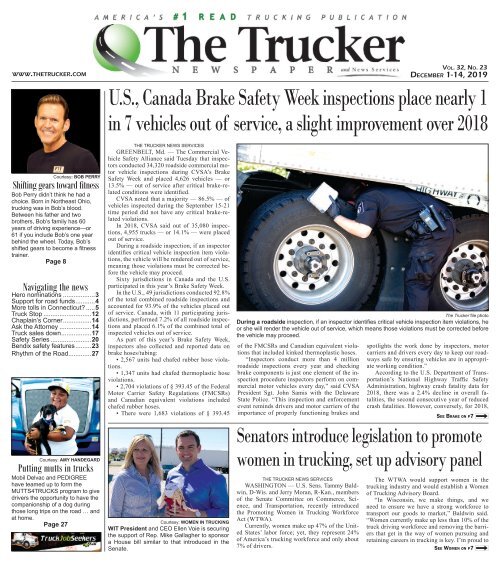 The Trucker Newspaper - December 1, 2019