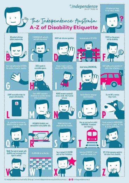 a-z disability etiquette