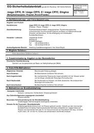 EG-Sicherheitsdatenblatt