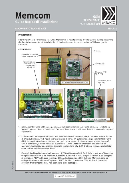 gsm terminale - Memco