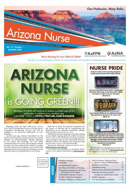 Arizona Nurse - January 2020