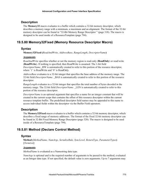ACPI Source Language (ASL