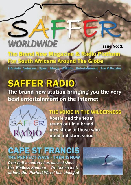 SAFFER Magazine Issue No: 01