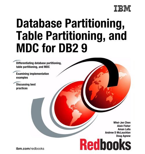 Database Partitioning Table Partitioning And Mdc Ibm Redbooks