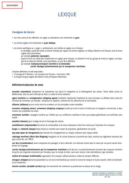 LEXIQUE - Académie de Nancy-Metz