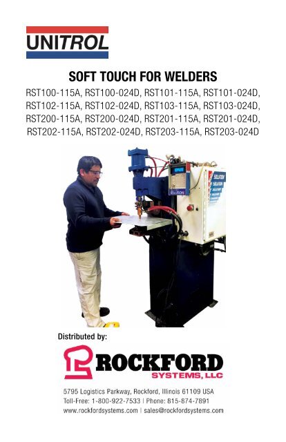 UNITROL SOFT TOUCH Manual for Welders