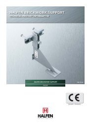 HALFEN Support systems for Curtain wall