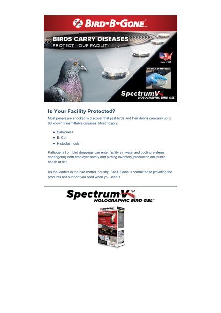 BirdBGone Pest Control Manual