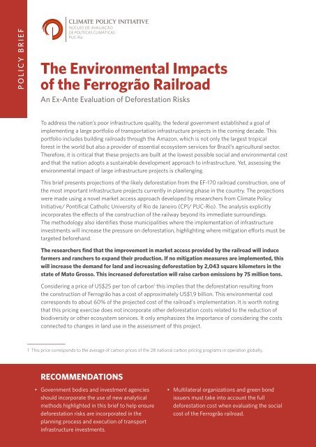 PB_The Environmental Impacts of the Ferrograo Railroad