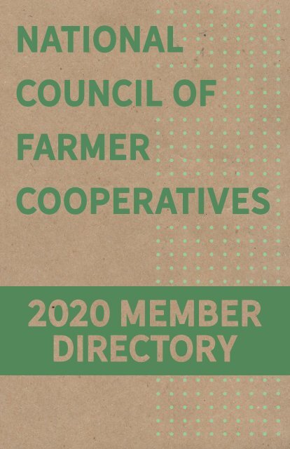 2020 NCFC Member Directory