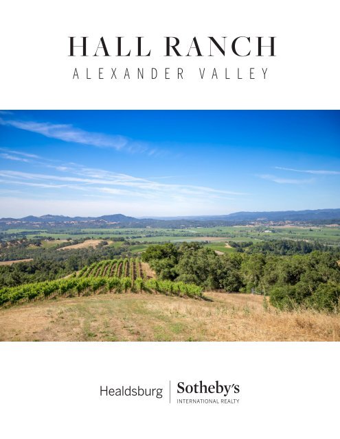 Hall Ranch Brochure 2019