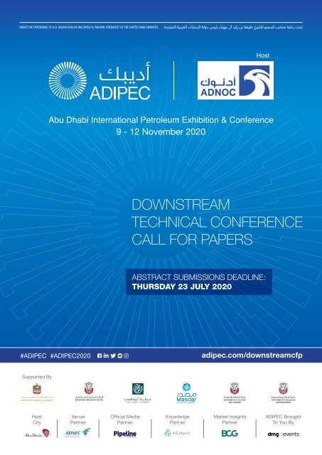 ADIPEC 2020 Downstream CFP Brochure