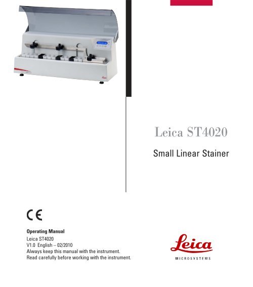 Leica ST4020 - Leica Biosystems