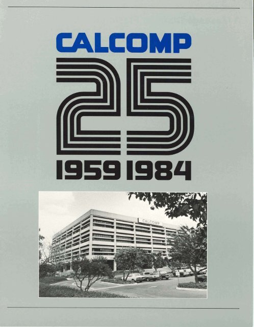 Calcomp 25: 1959-1984, 1984.