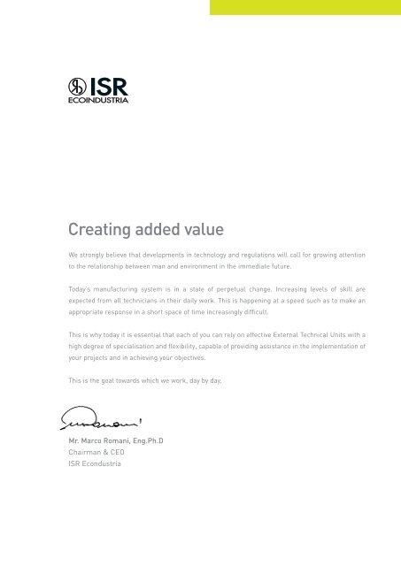 layout isr1 ING - Isr Ecoindustria S.r.l.