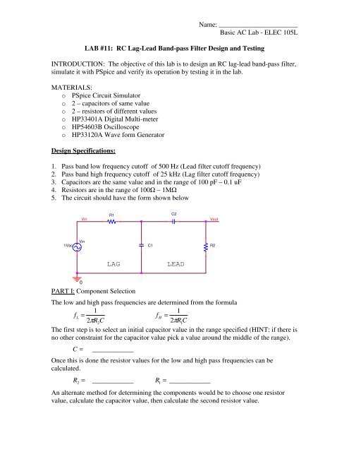 LAG LEAD π π = R = R