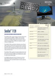 Reson SeaBat 9001 - Seatronics